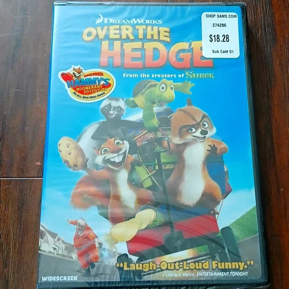 Over The Hedge Dvd Cover